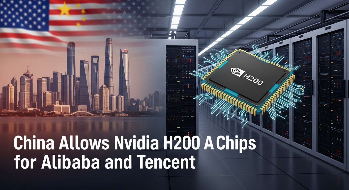 China Allows Nvidia H200 AI Chips for Alibaba and Tencent - Geeks Beginner